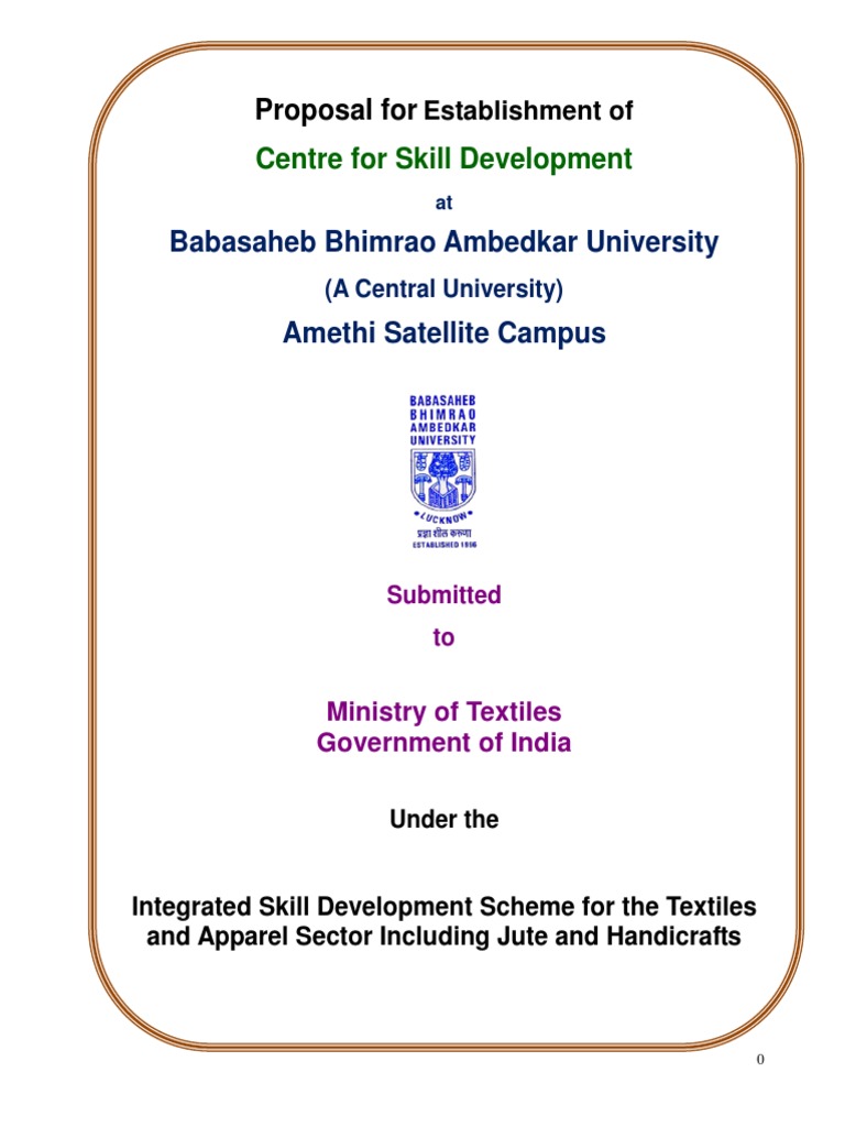 Amethi Proposal For CSD | PDF | Economies | Labour