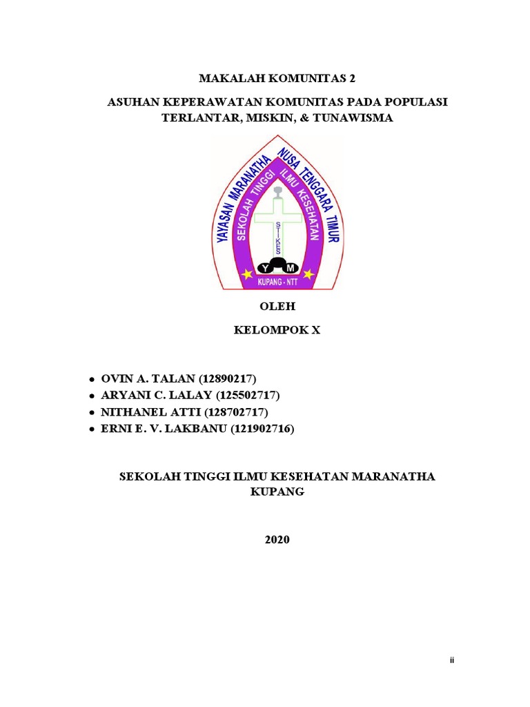 Askep Tunawisma Kel. 10 Fixx | PDF