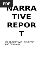 Narrative Report On Educational Tour | PDF | Websites | Teachers
