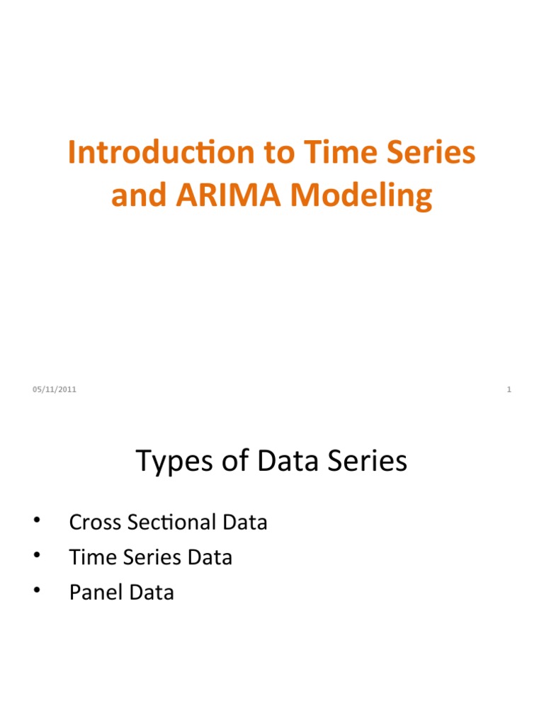 Stationarity of Time Series | PDF | Stationary Process | Time Series