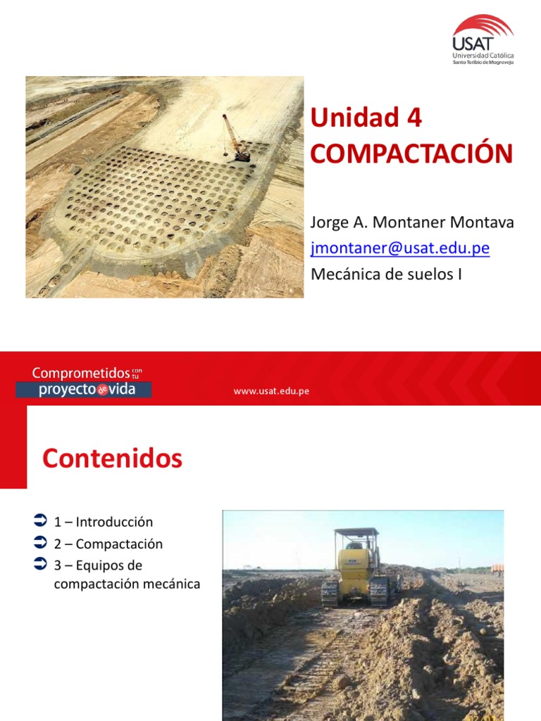 Compactación de Suelos: Proceso y Equipos | PDF | Eje | Neumático