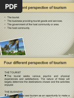 Tourist, Visitor, Traveller, Excursionist | PDF