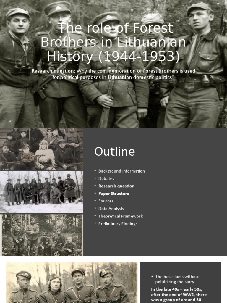 Presentation: The Role of Forest Brothers in Lithuanian History | PDF ...