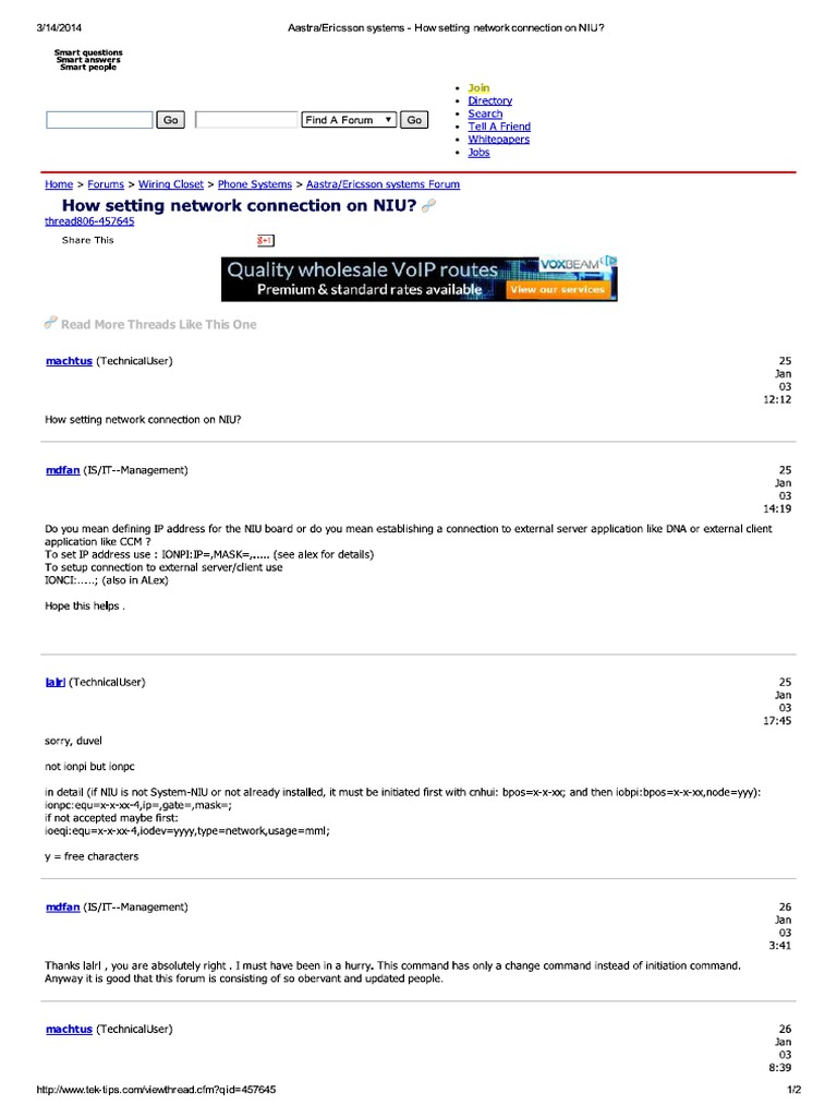 Network MD 110 | PDF