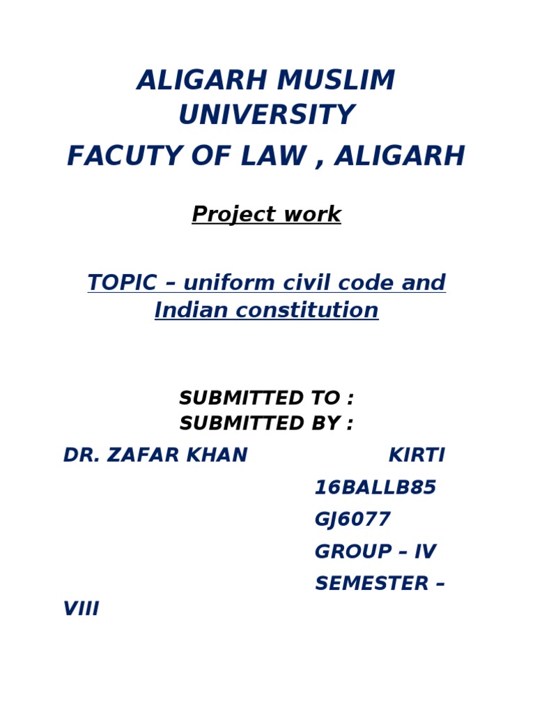 Meaning of Uniform Civil Code | PDF | Social Institutions | Social Science