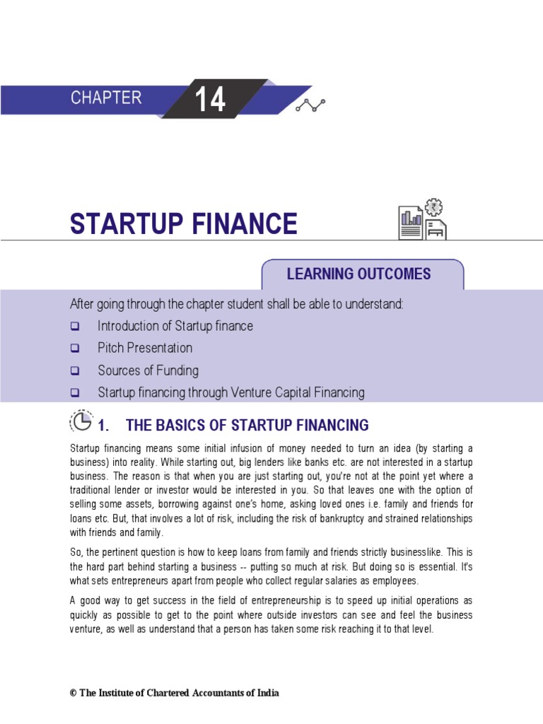 Startup Finance PDF | PDF | Angel Investor | Venture Capital