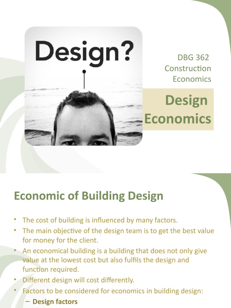 Economics of Building Design Factors | PDF | Building | Architectural ...