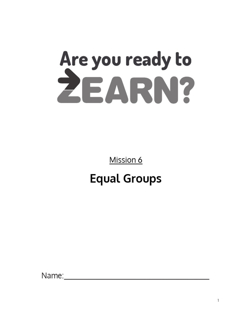 Zearn Notebook Mission 6 | PDF | Matrix (Mathematics) | Teaching ...