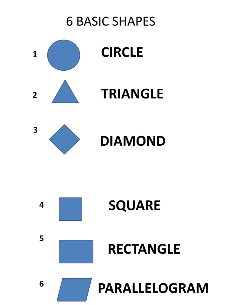 6 Basic Shapes | PDF