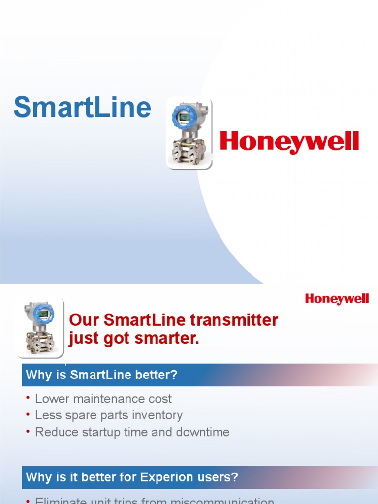 SmartLine Transmitter Gets Smarter with Lower Costs and Improved ...