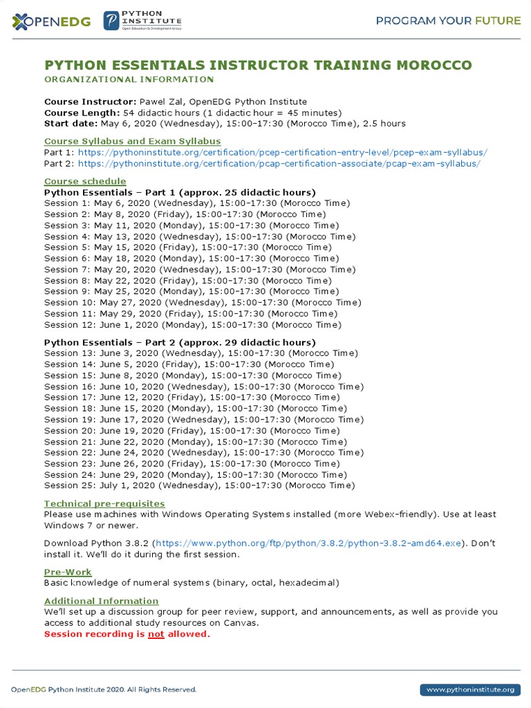 Python Essentials Pre-Work | PDF | Encodings | System Software