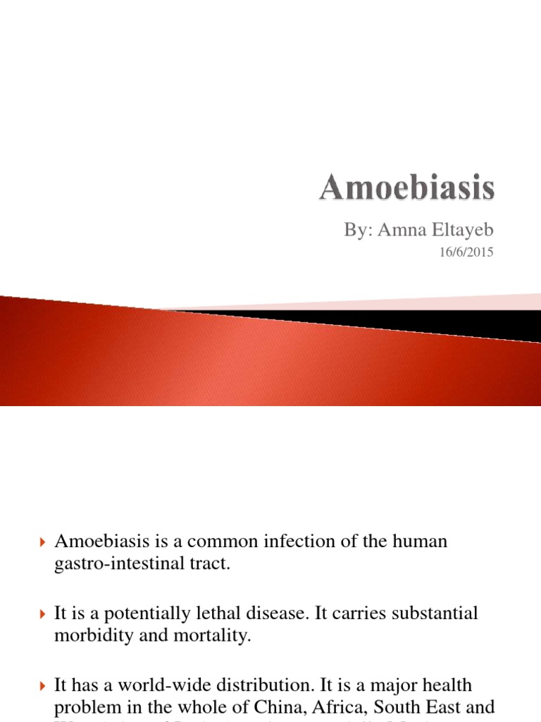 Amoebiasis 150919181910 Lva1 App6892 PDF | PDF | Gastroenterology ...
