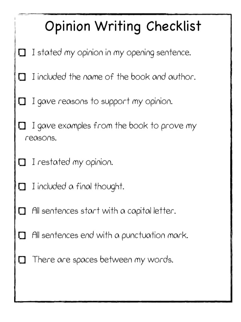 Opinion Writing - Book Review | PDF | Language Arts & Discipline