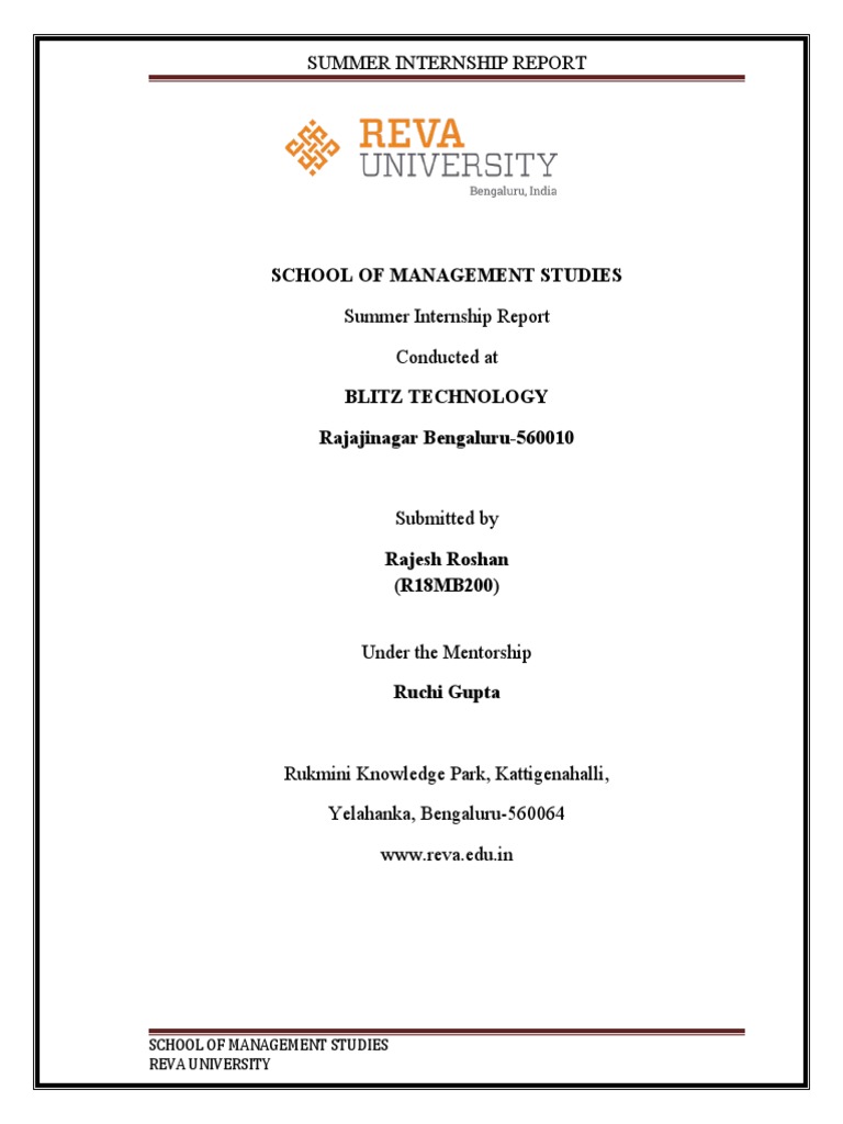 Rajesh Roshan SIP Report | PDF | Microsoft | Software