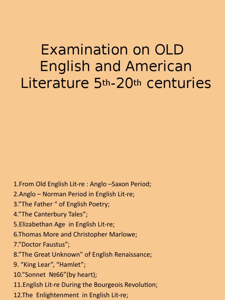 1 Old English 2.middle English Litre | PDF | King Arthur | Beowulf