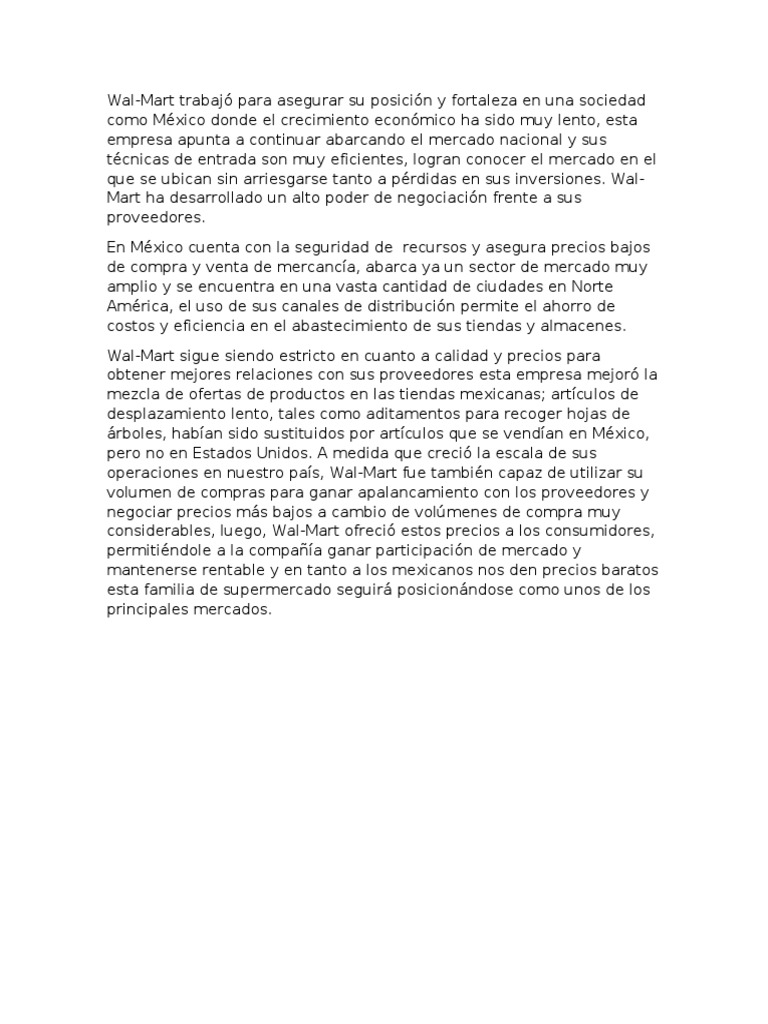 Walmart Conclusion | PDF