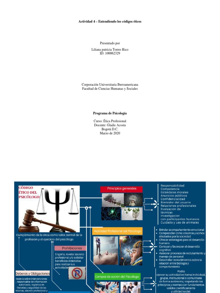 Actividad 4 Entendiendo Los Codigos Eticos | PDF