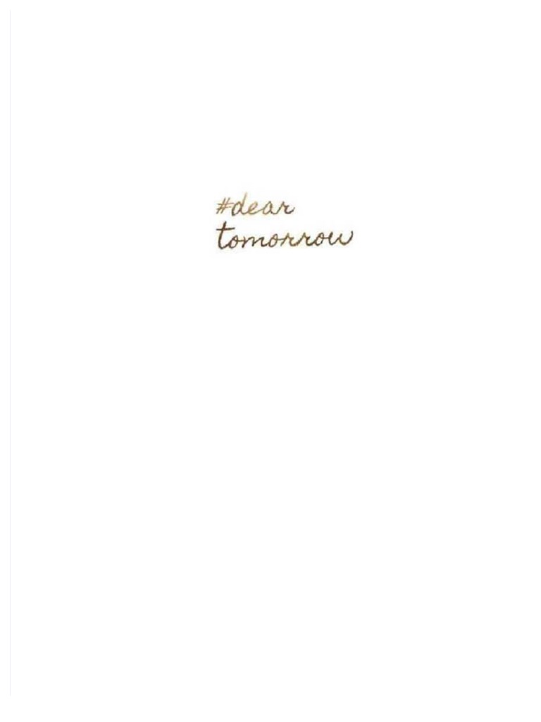 (PDF) Dear Tomorrow - Maudy Ayunda - Compress | PDF