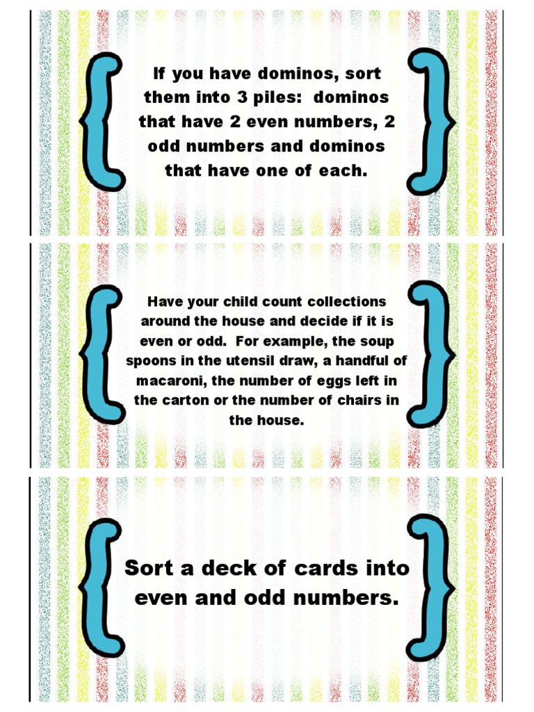 Sorting and Counting Even and Odd Numbers | PDF