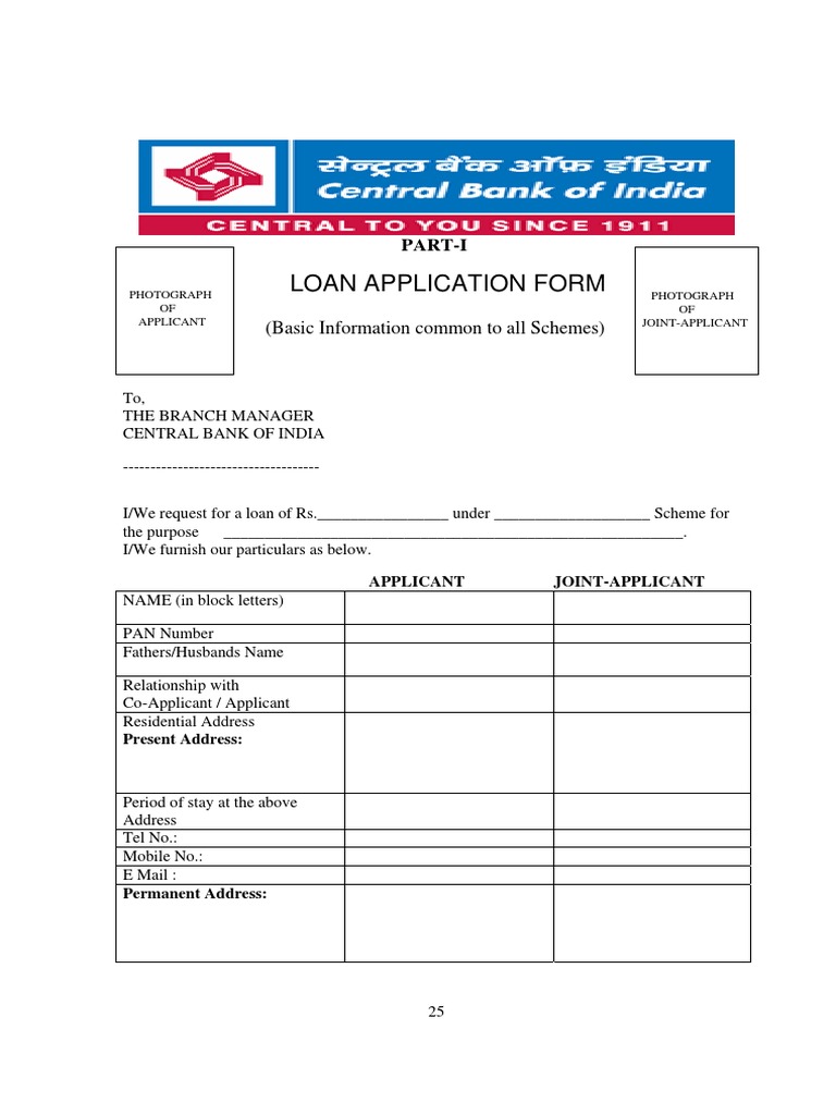 Loan Application Form Template | PDF | Credit | Finance & Money Management