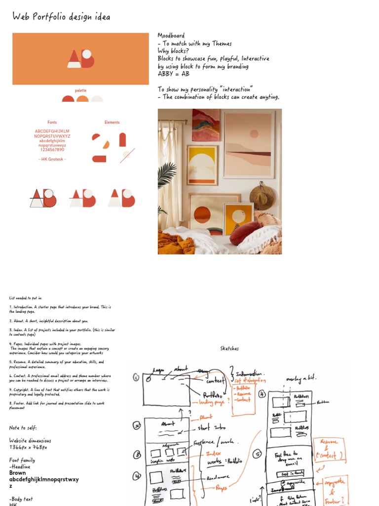 Wireframe PortfolioWeb | PDF | Page Layout | Design