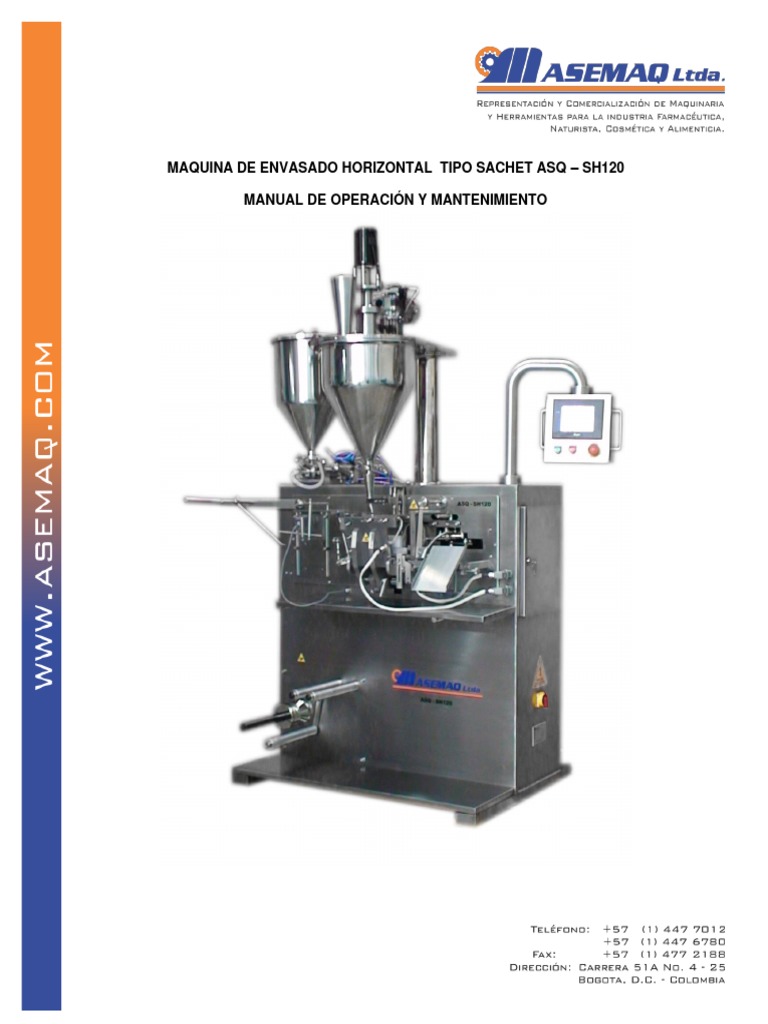 Manual Sachet | PDF | Tornillo | Bienes manufacturados