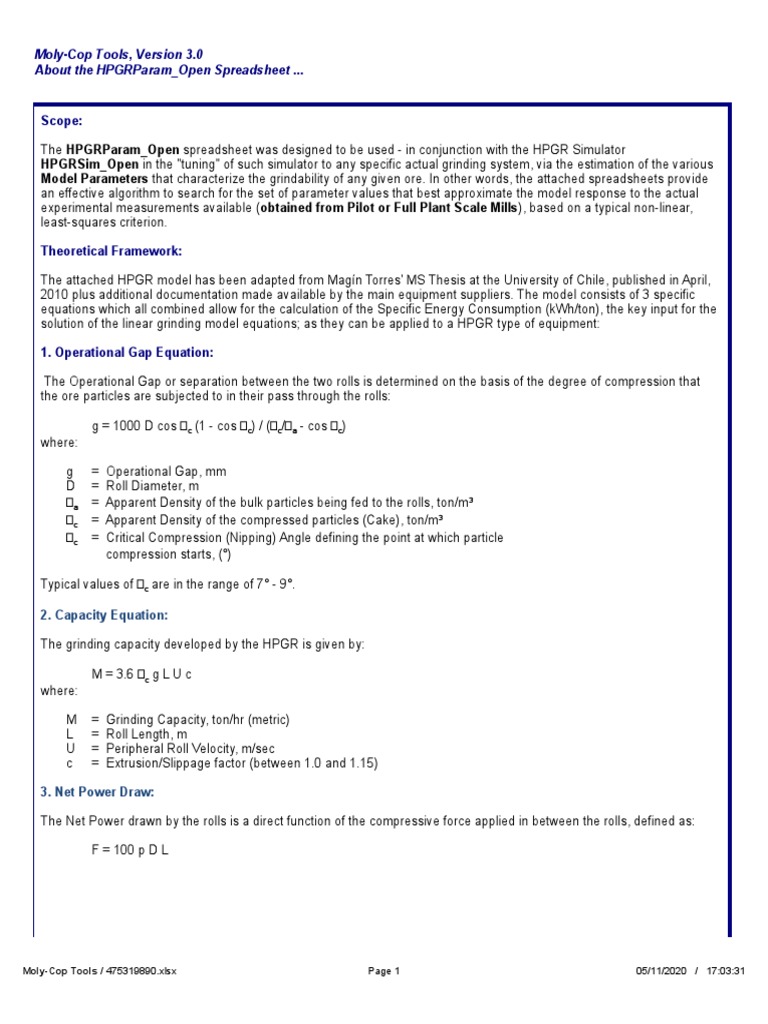 Scope:: Moly-Cop Tools, Version 3.0 About The Hpgrparam - Open ...