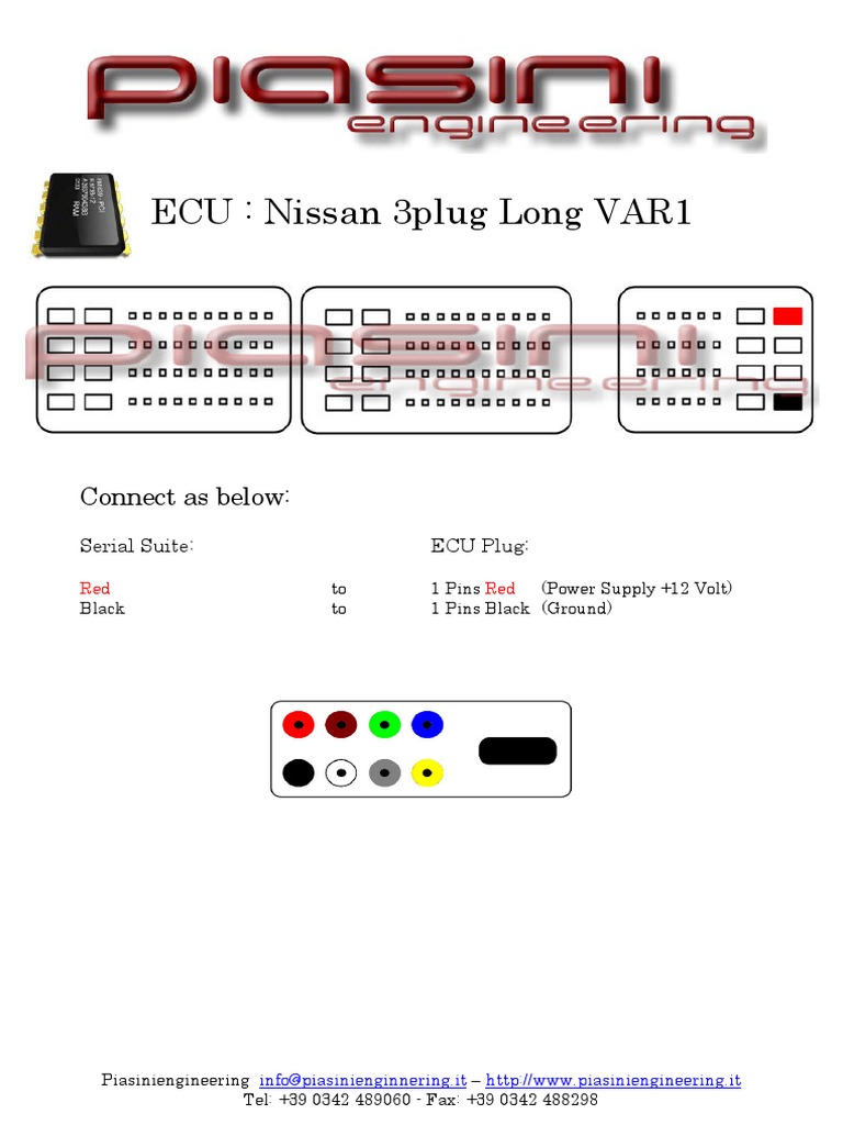 ECU: Nissan 3plug Long VAR1: Connect As Below | PDF
