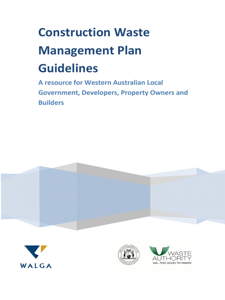 Construction Waste Management Plan Guidelines | PDF | Waste Management ...