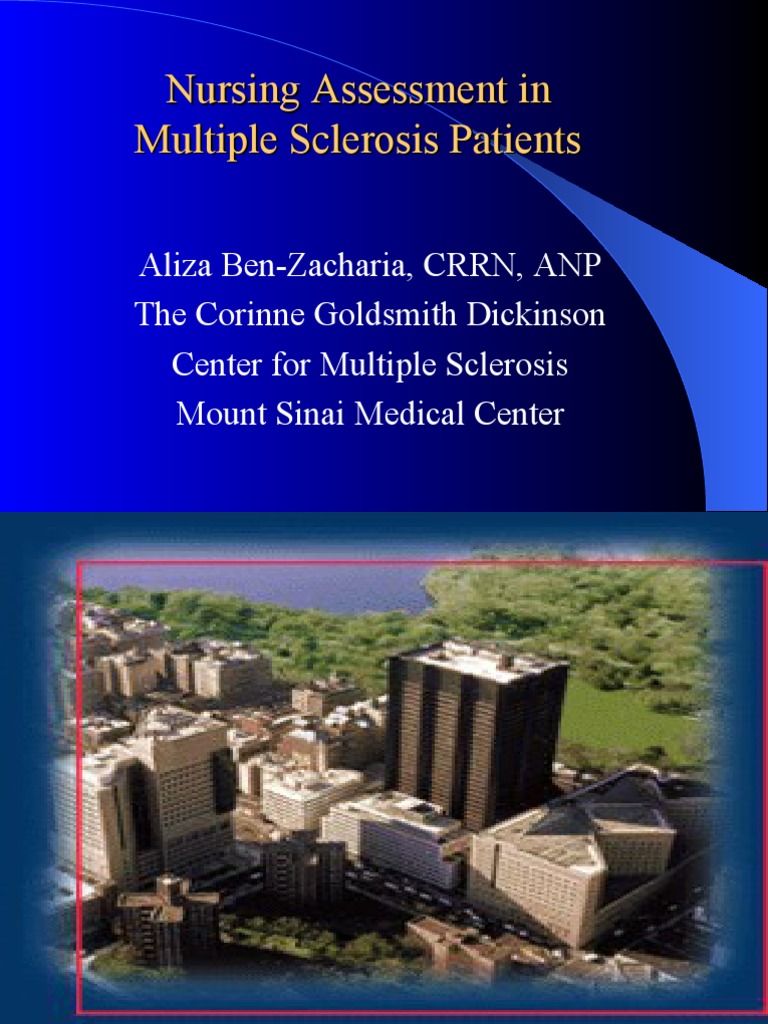 Nursing Assessment in Multiple Sclerosis Patients | PDF | Sexual ...