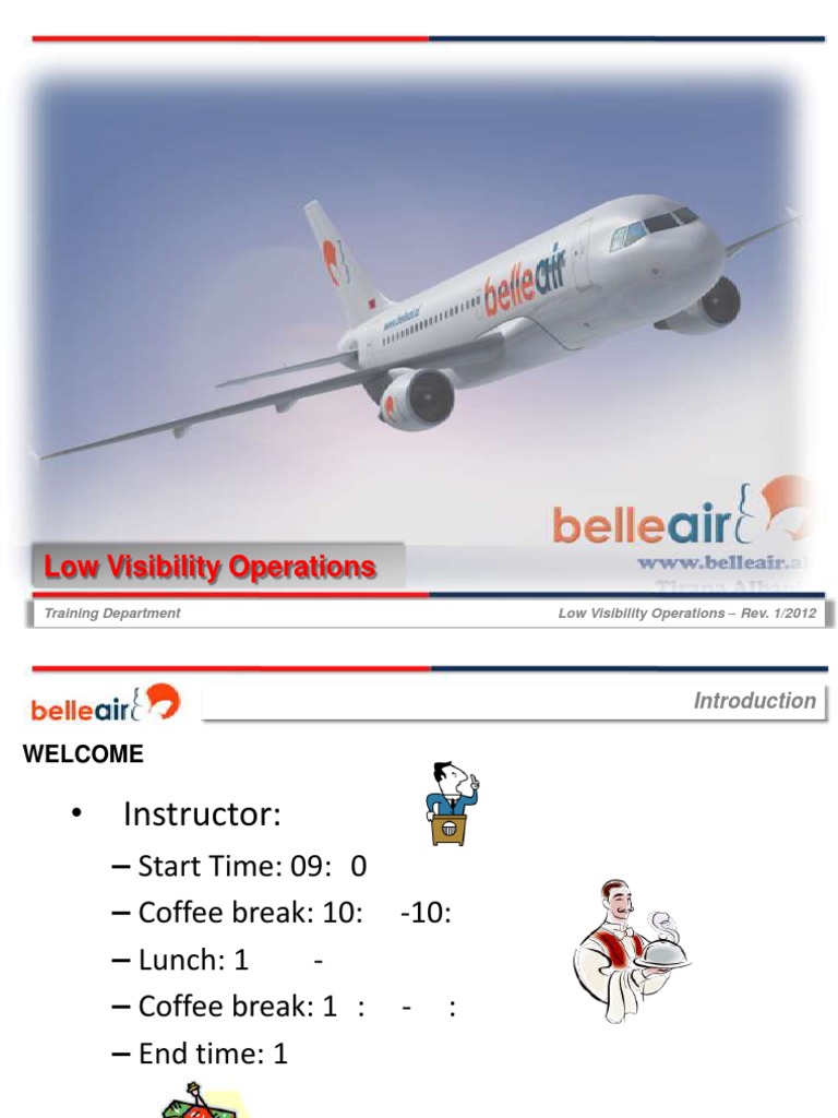 Training Department Low Visibility Operations - Rev. 1/2012 | PDF ...