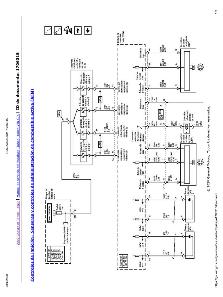 Diagrama Electrico Vlom Tahoe | PDF