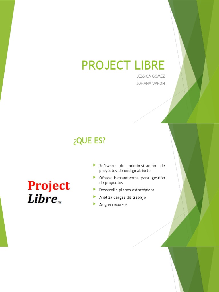 Project Libre | PDF | Microsoft Windows | Software de la aplicacion