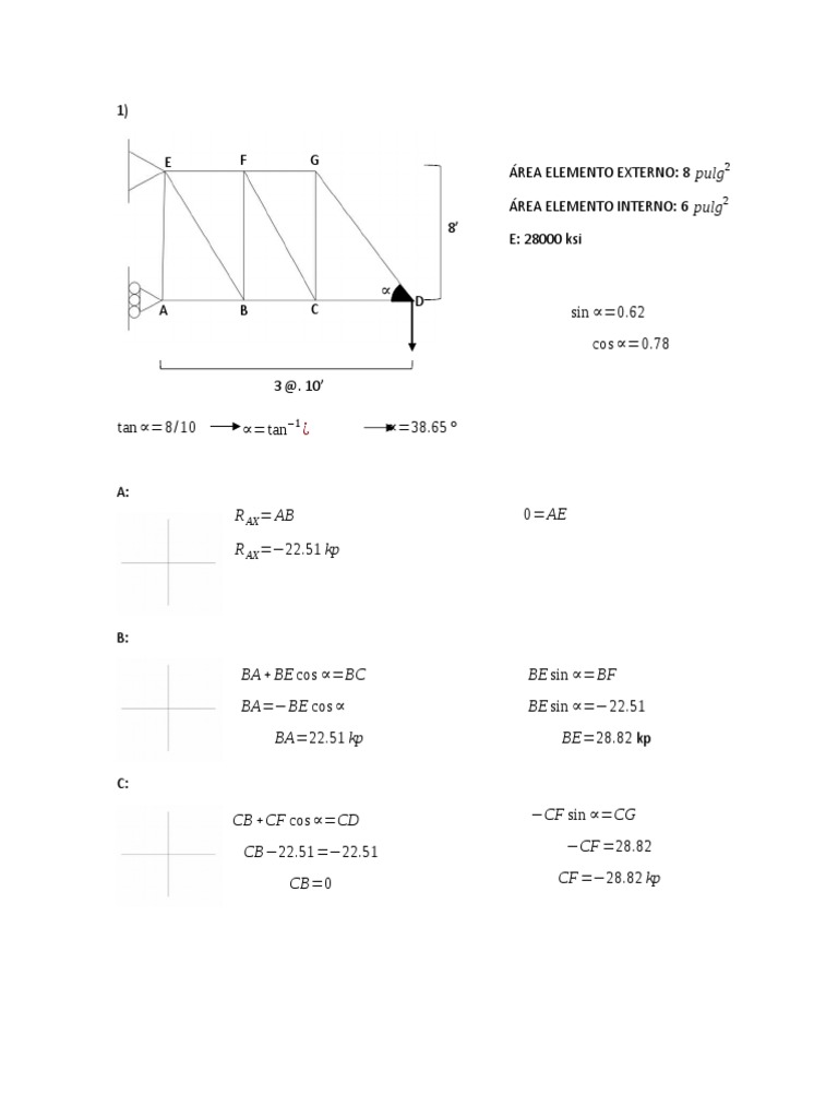 Beam Stress Analysis Calculations | PDF