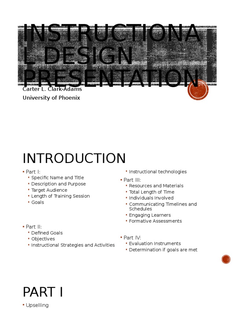 Cur516 - Instructional Design Presentation | PDF | Educational ...