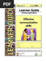 Effective Communication Skills Training Outline | PDF