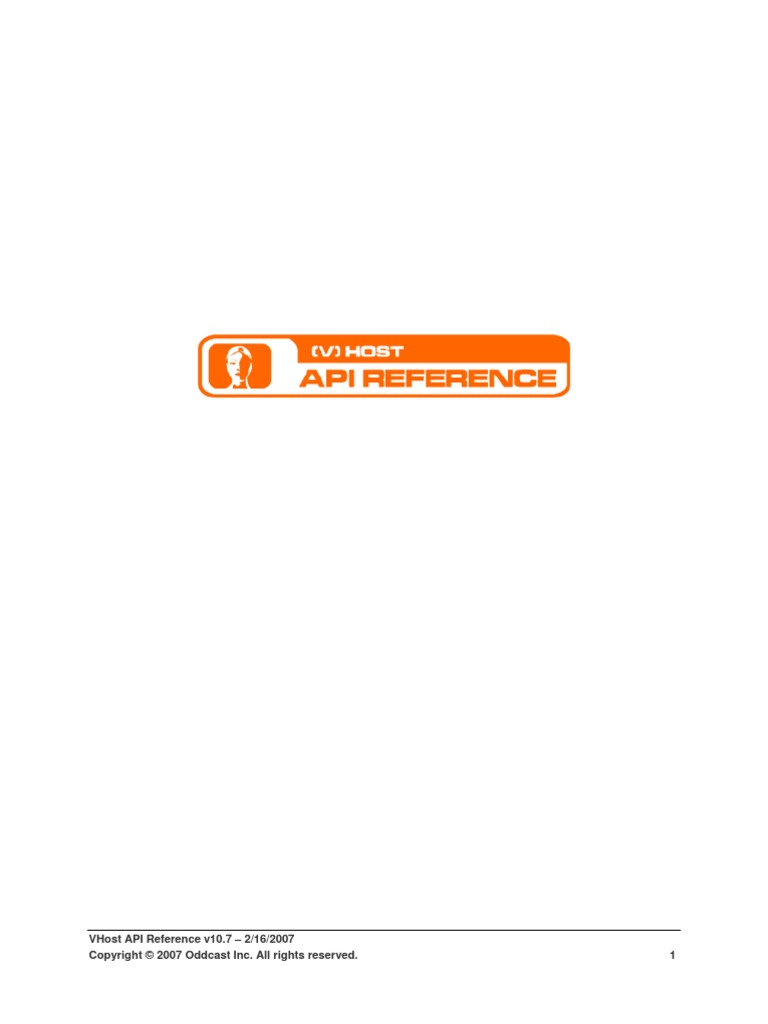 Oddcast SitePal Vhost Api Reference | PDF | Adobe Flash | Speech Synthesis