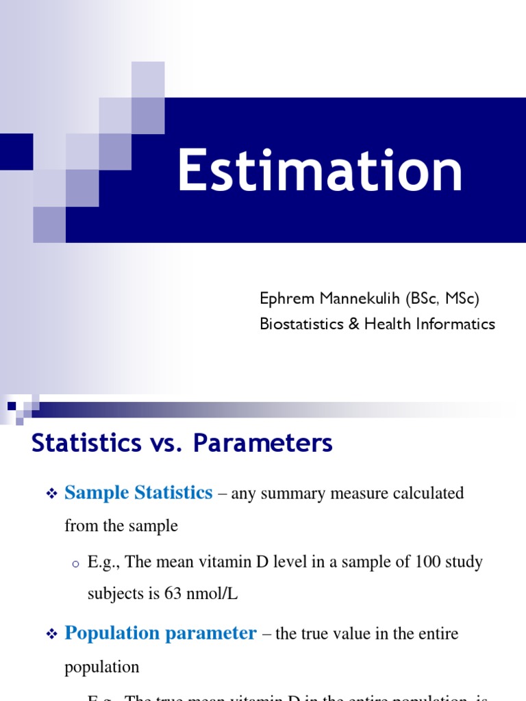 Inferential Estimation | PDF | Confidence Interval | Statistics