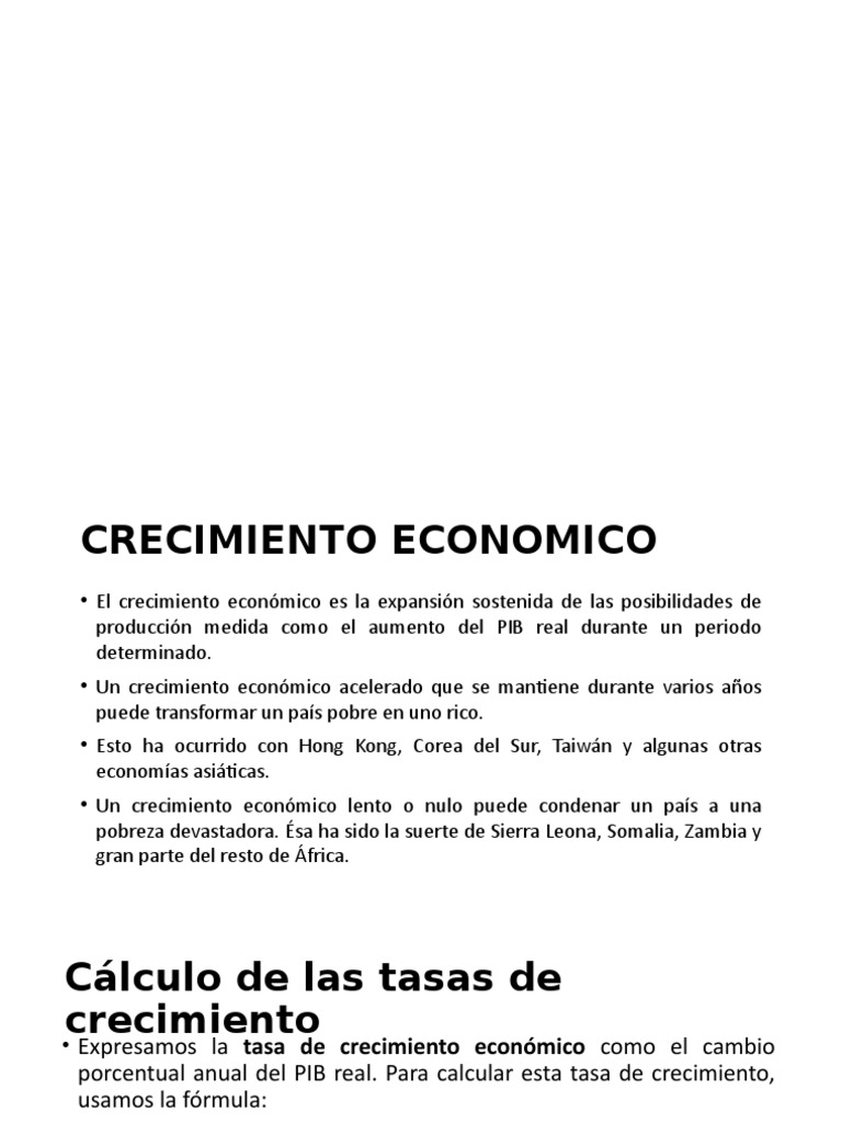 Crecimiento Economico | PDF | Crecimiento económico | Producto Interno Bruto