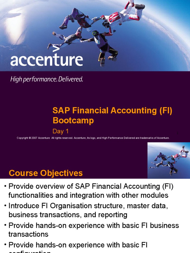 Sap Fi Bootcamp Training Day1 | PDF | Debits And Credits | Income Statement