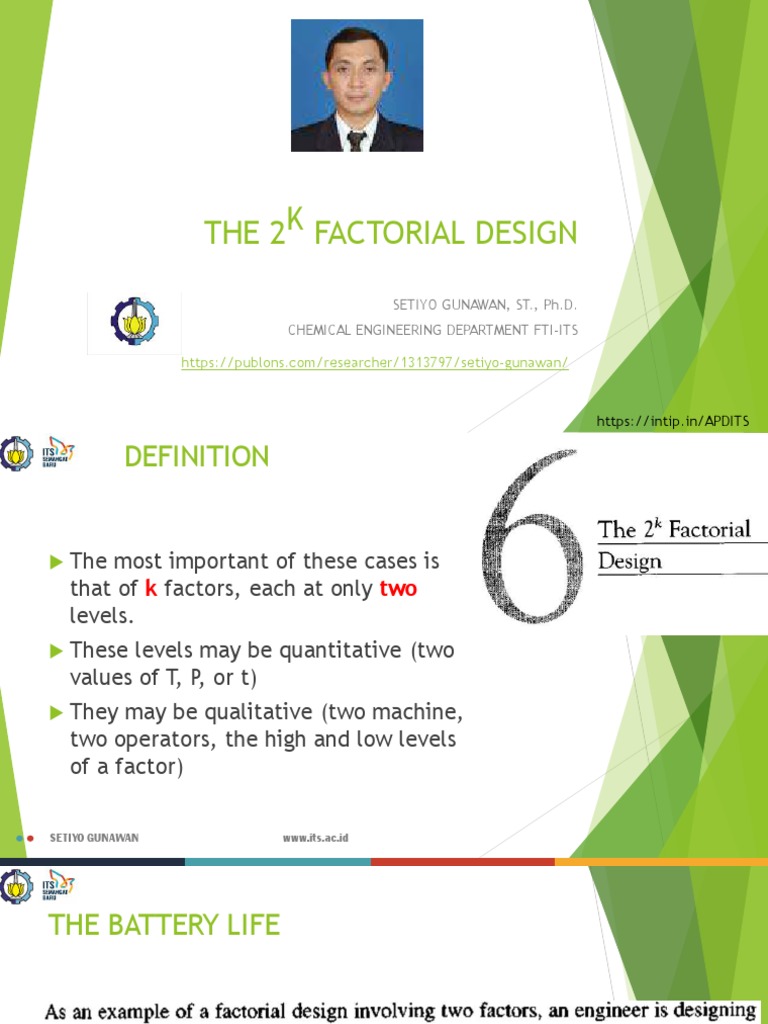 2 Factorial Design Explained | PDF | Design Of Experiments | Experiment