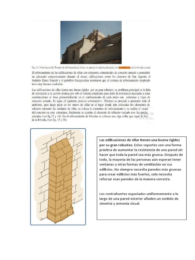 Contrafuerte | PDF | Bóveda (Arquitectura) | Arquitectura gótica