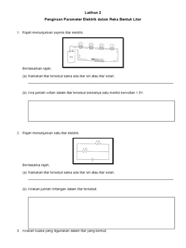 Latihan 2 Pengiraan Parameter | PDF