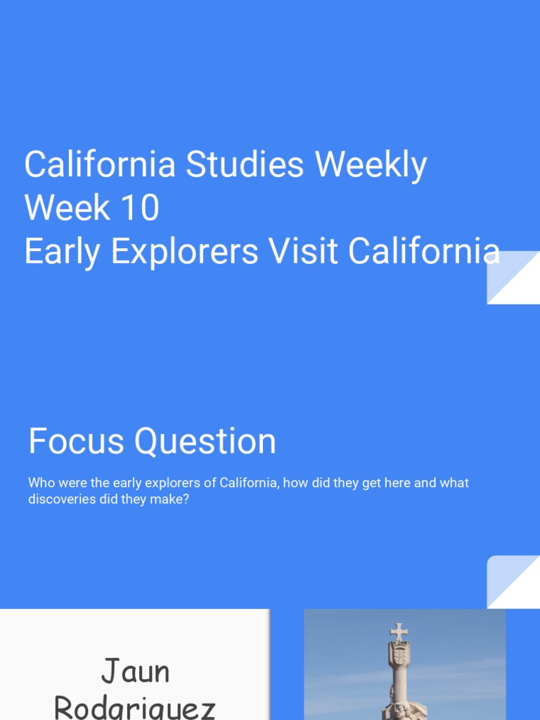Early Explorers of California | PDF