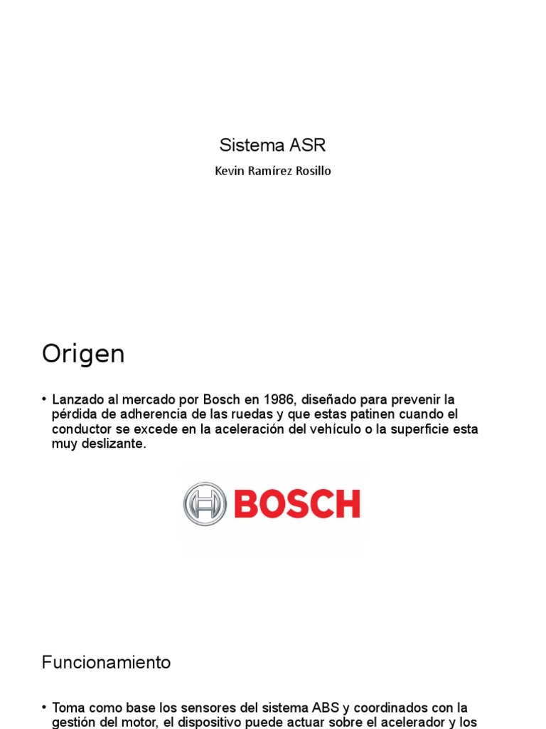 Sistema ASR: Prevención de Patinaje en Vehículos | PDF | Informática