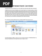 Cours Access | PDF | Bases de données | Microsoft Access