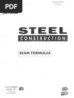 Beam Common Loading Formulas | PDF | Beam (Structure) | Architectural ...