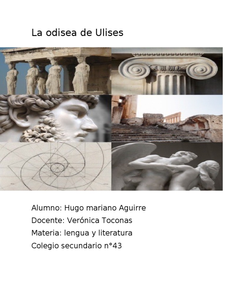 La Odisea de Ulises | PDF | Odiseo | Odisea