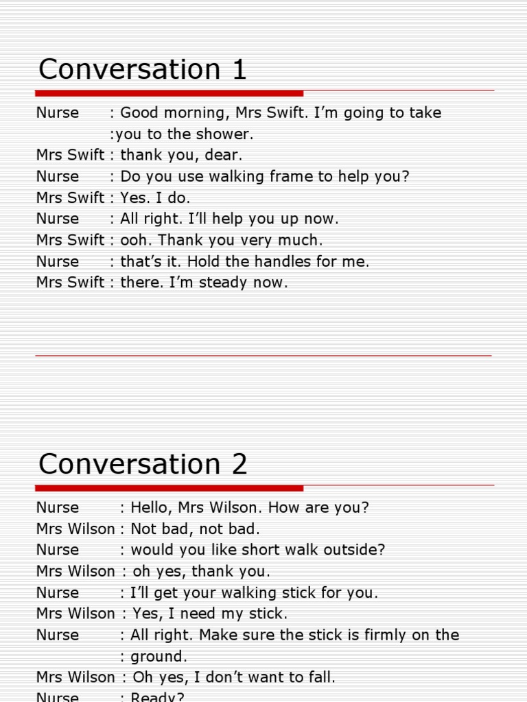 Conversation Script | PDF