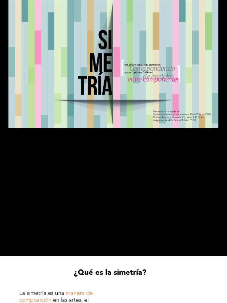 Presentación Simetría PDF | PDF | Simetría | Rotación